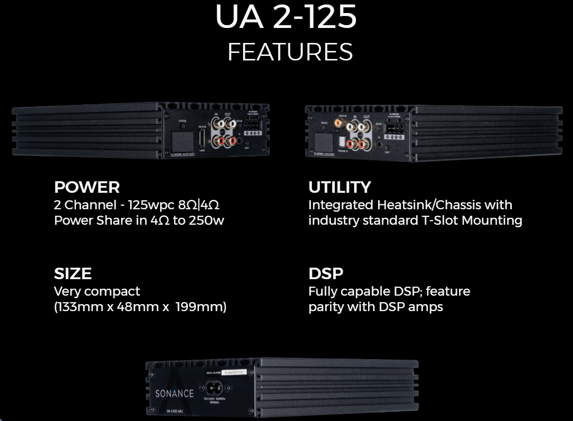 Sonance | UA Local Zone Amplifiers UA 2-125 | UA 2-125 ARC