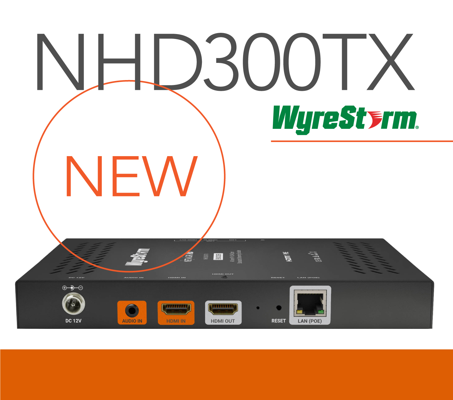 Wyrestorm’s NEW NHD300TX network streamer is now available
